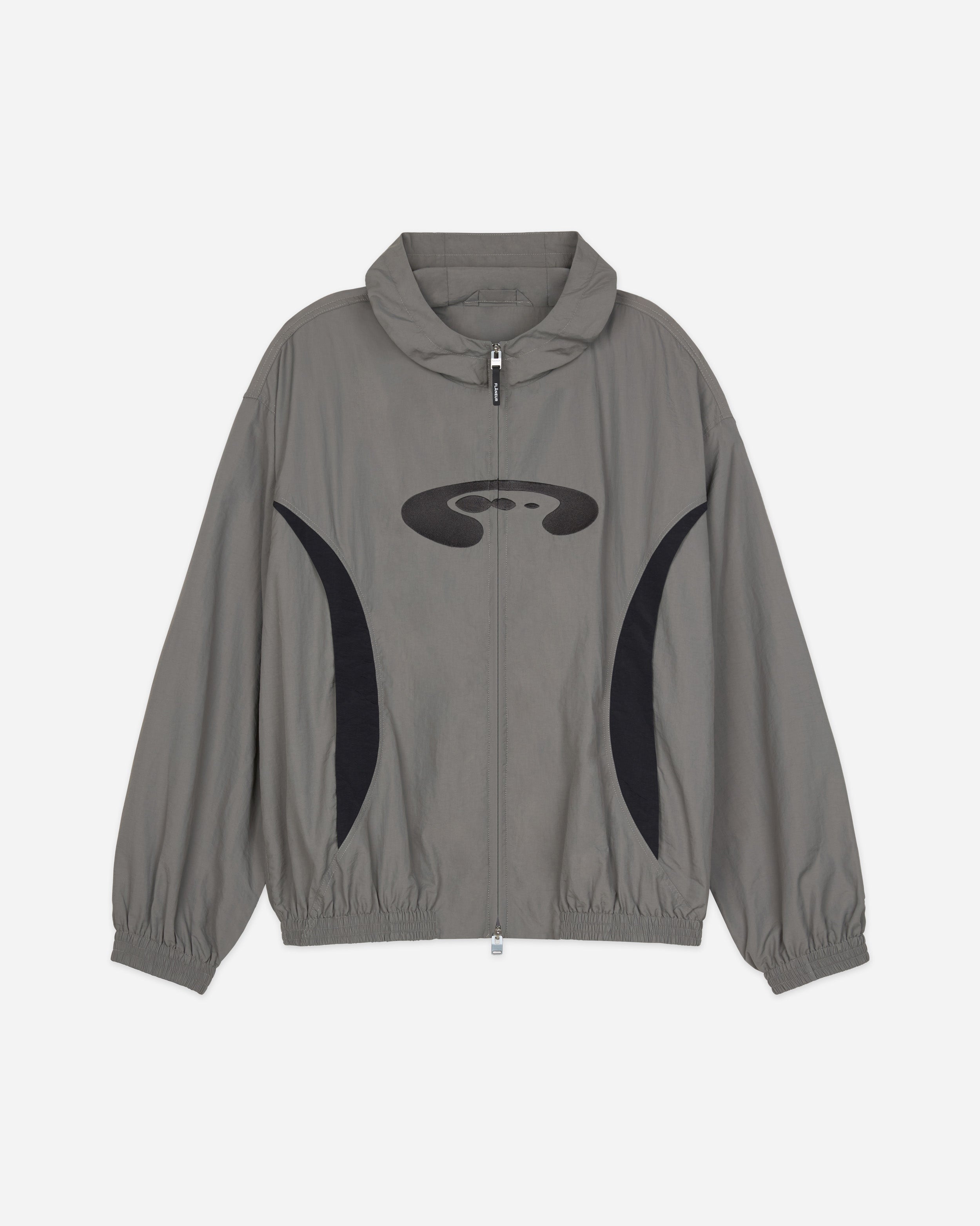 Flâneur Music Oversized Track Jacket | Grey – FLÂNEUR