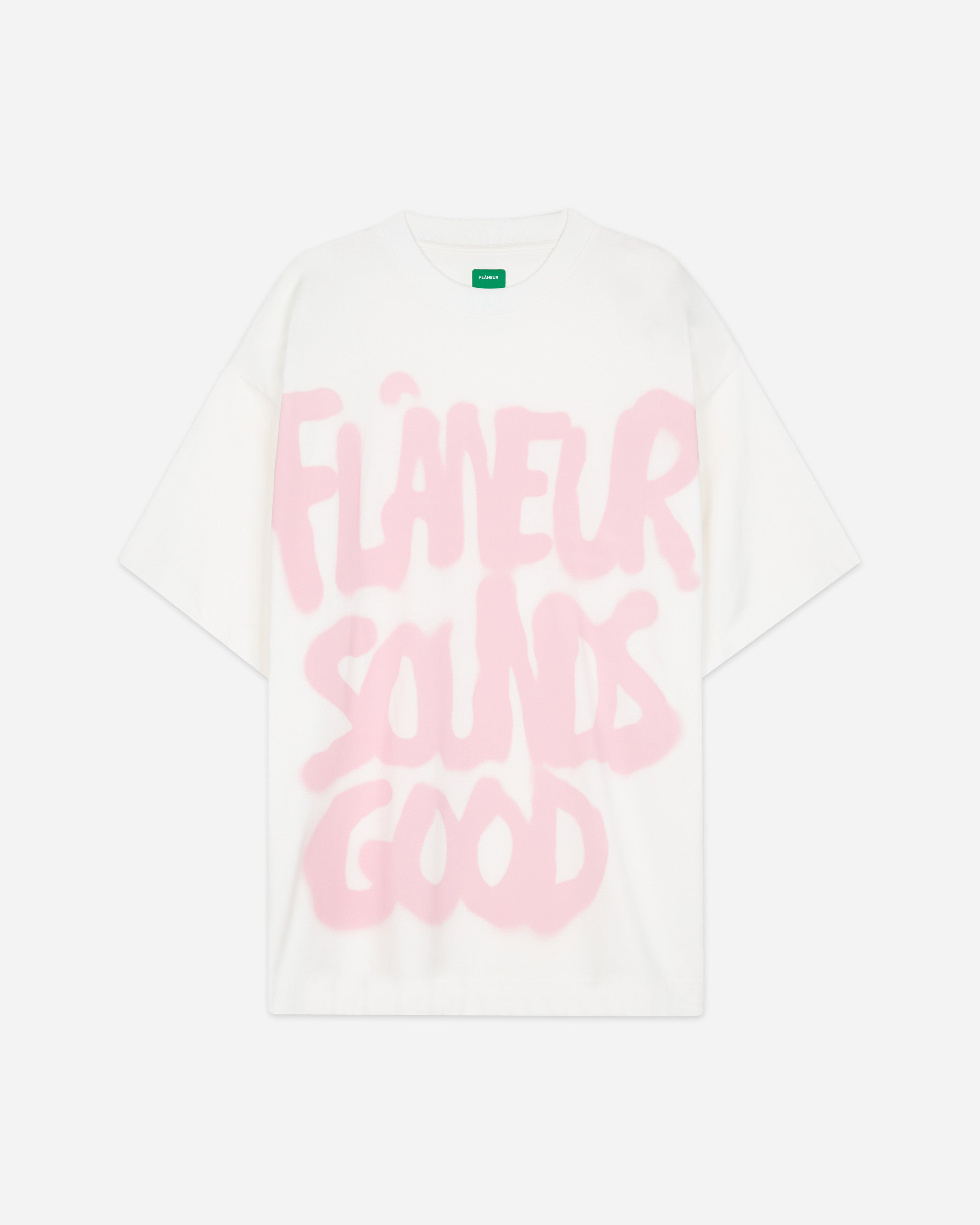 Sounds Good Spray T-Shirt | White – FLÂNEUR