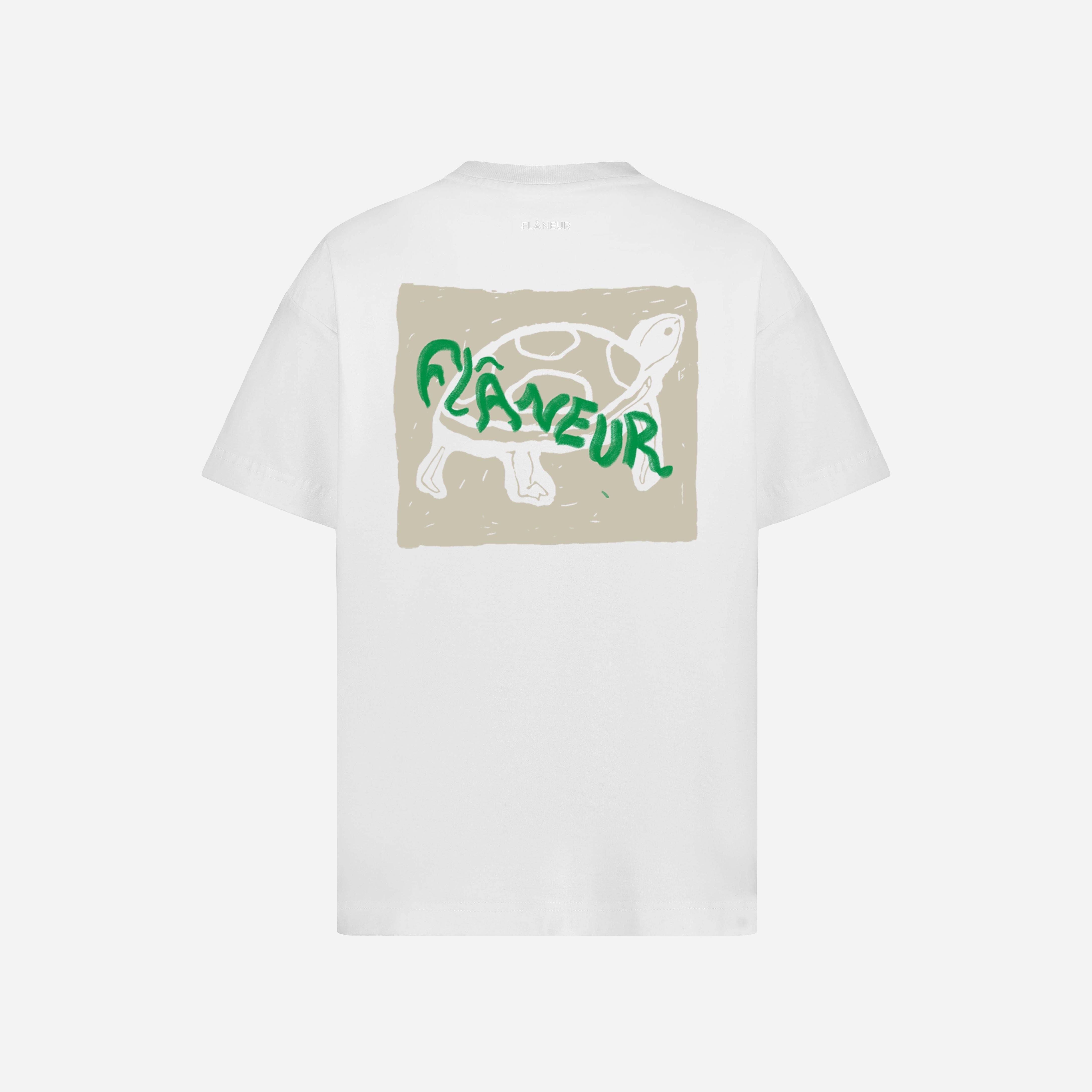 Chalk Turtle T-Shirt – FLÂNEUR