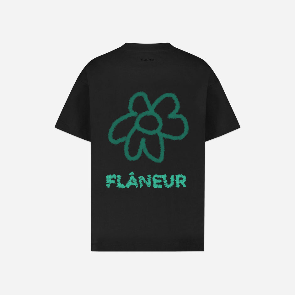 Bending Time T-Shirt Black – FLÂNEUR